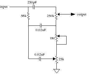 Tonestack Components Values