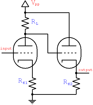 Vox AC30 Voltage Amp and Cathode Follower